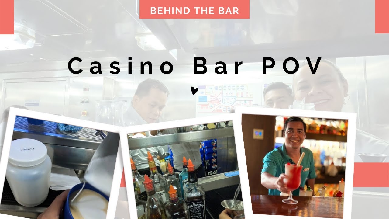 Mixing Drinks & Chit-Chatting: Casino Bar POV - YouTube