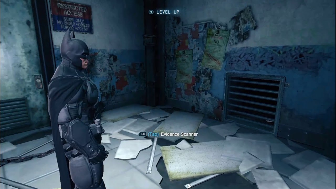 Batman Arkham origins first crime scene and detective mode - YouTube