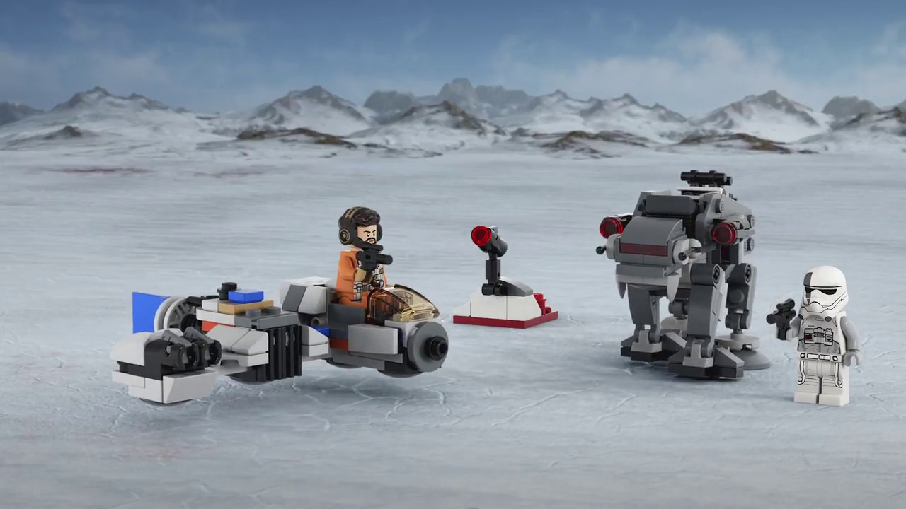 LEGO Star Wars 75195 Ski Speeder™ vs. First Order Walker™ Microfighters ...