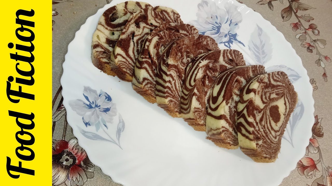 Marble Tea Cake Recipe Without Oven#foodfiction. - YouTube
