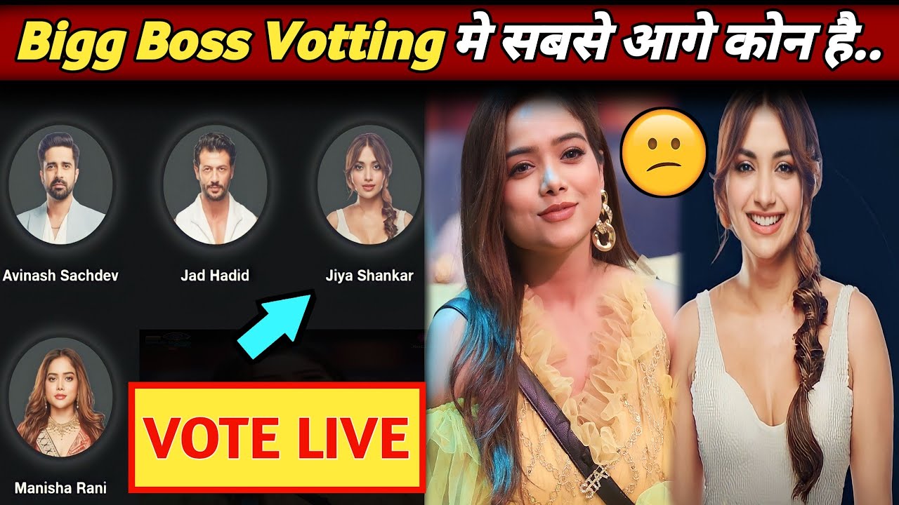 BIGG BOSS OTT 2 LIVE VOTING | Bigg Boss Voting Live Manisha Rani Jiya ...