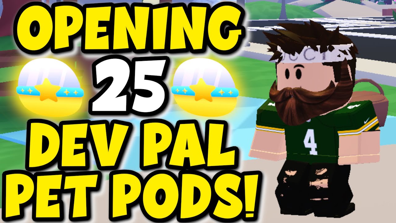 ⚒️ Opening 25 Developer Pal Pods Inside Roblox Overlook Bay - YouTube
