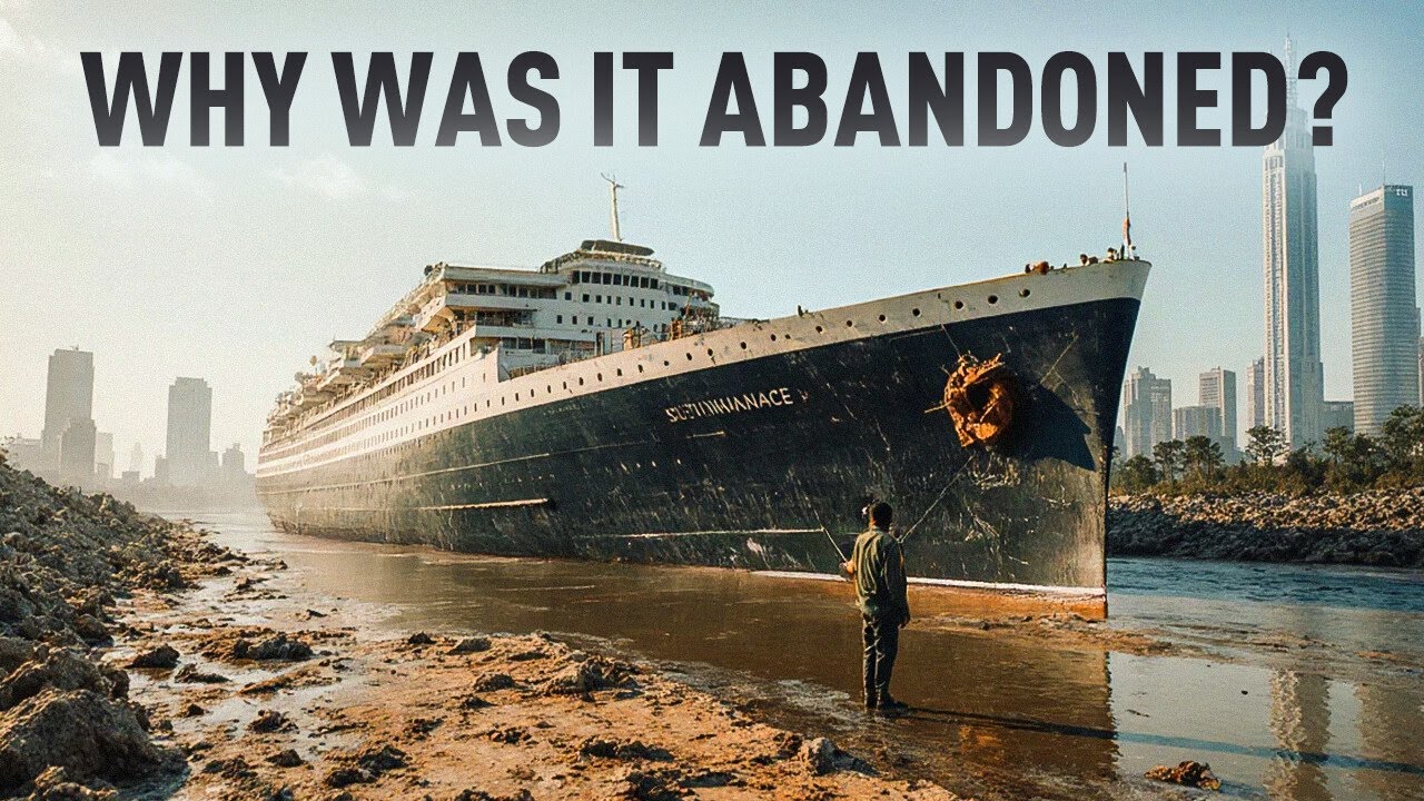Why This Massive Cruise Ship Was Left to Rot - YouTube
