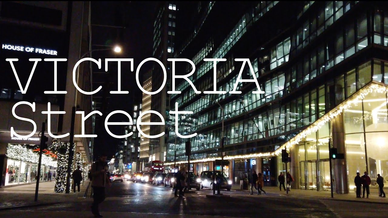 [LONDON WALKING TOUR] Victoria St - YouTube