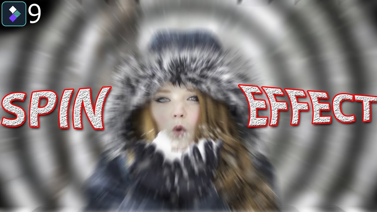 FILMORA 9 | HOW TO | SMOOTH SPIN BLUR TRANSITION EFFECT | ROTATION ...