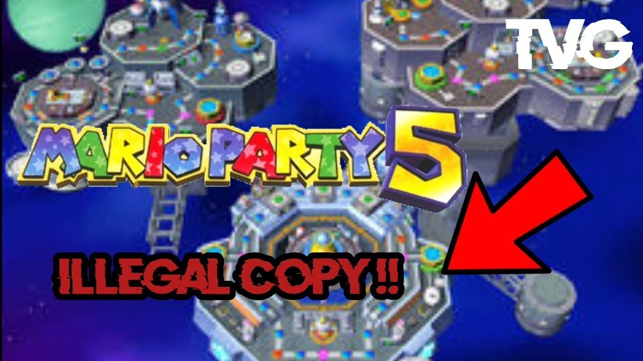 TVG4 : Mario Party 5 Anti - Piracy Screen (FAKE) - YouTube