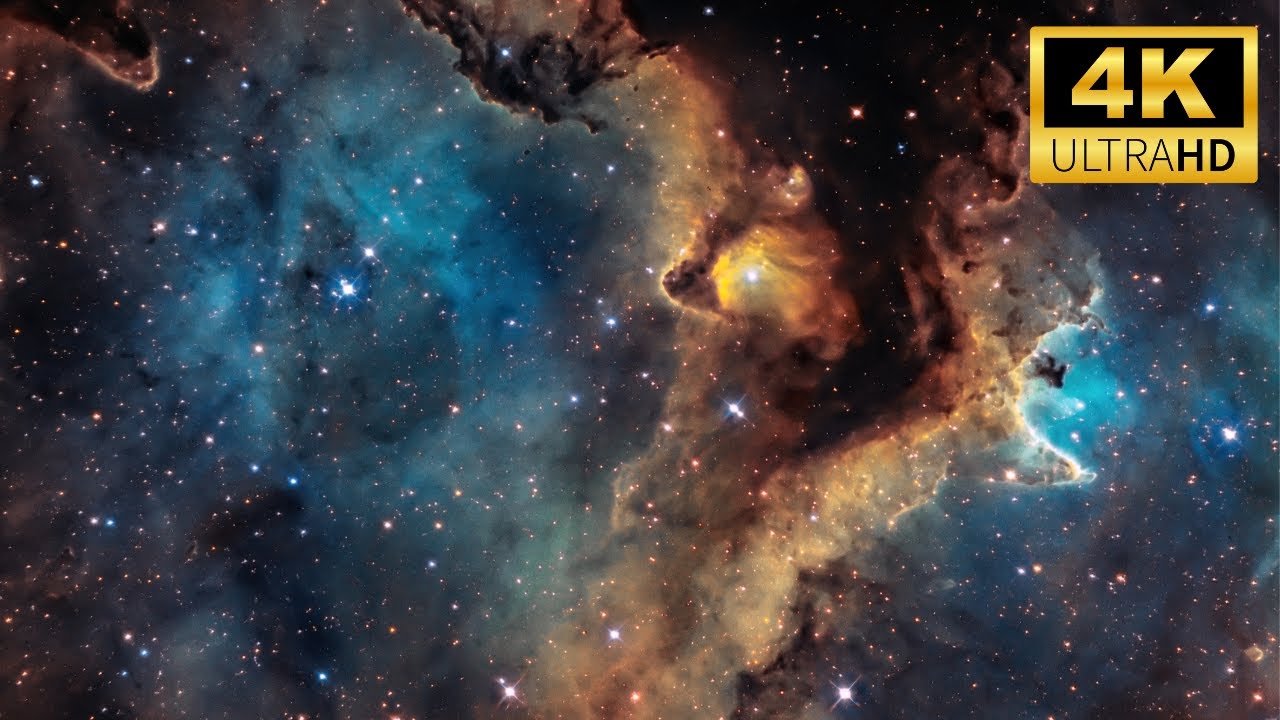 Screensaver. STARSCAPES 4K Night Sky Scenes . Relaxing Piano Music ...