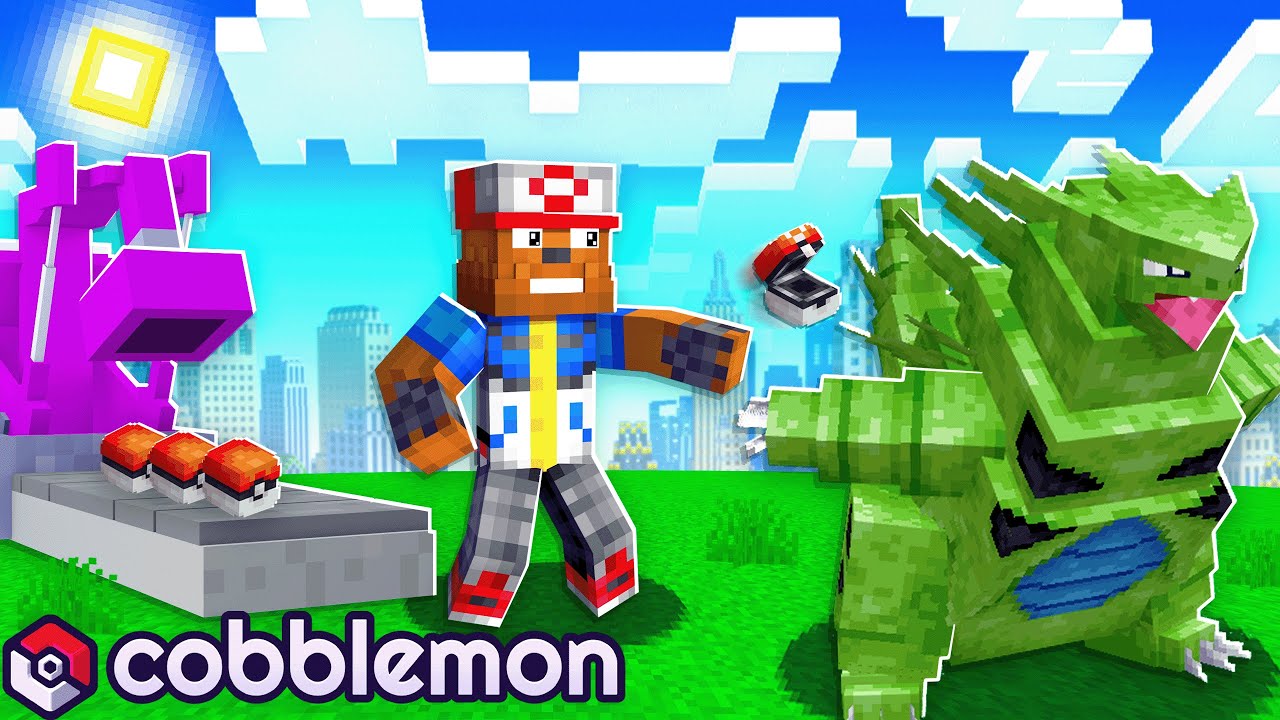 Creating A POKEBALL FACTORY In Minecraft Cobblemon Island SMP - YouTube