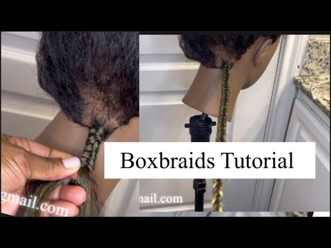Boxbraid Tutorial #boxbraids #Boxbraidstutorial #braidtutorial - YouTube