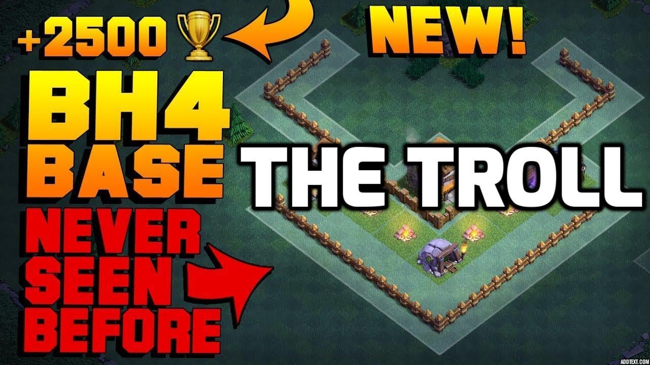 Builder Hall 4 Base / BH4 Base design | anti star | clash of clans ...