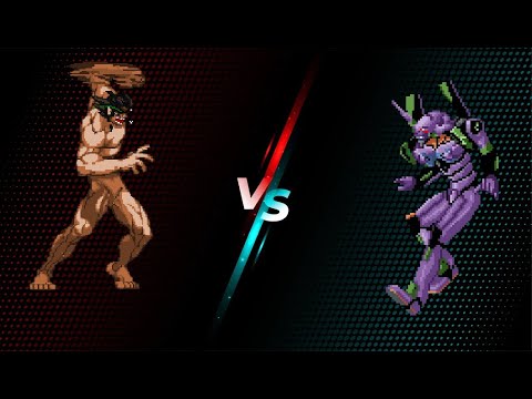 Mugen Match Ups 51 - Attack Titan vs. EVA-01 - YouTube
