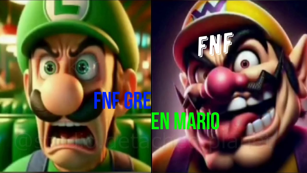 FNF: Green Mario (Friday Night Funkin') فرايدي نايت فانكين🎤 - YouTube