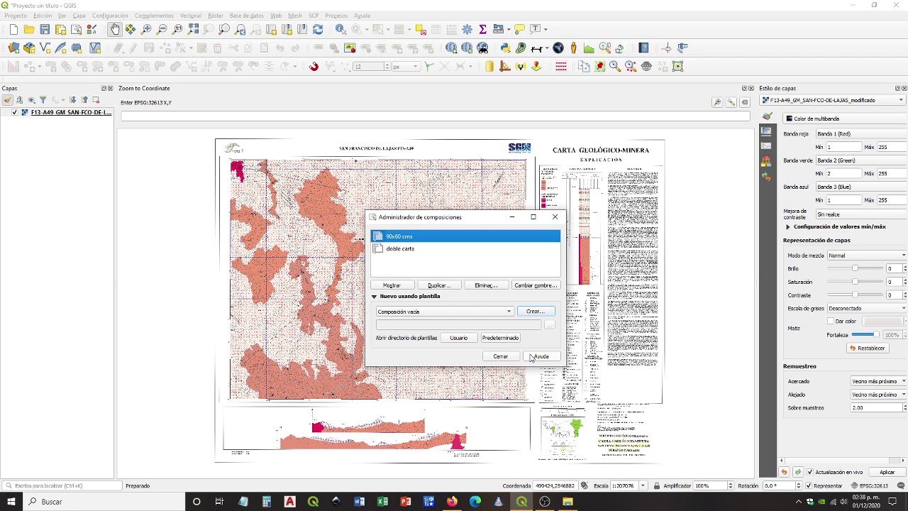 QGIS COMO DEFINIR EL TAMAÑO DE PAPEL Ó DE HOJA EN LAS COMPOSICIONES ...