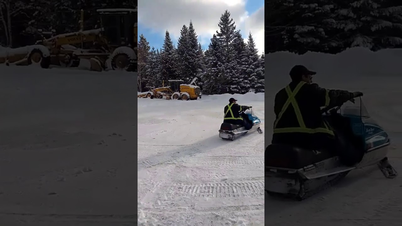 Sno jet astro 1977 avec Yamaha ss440 - YouTube