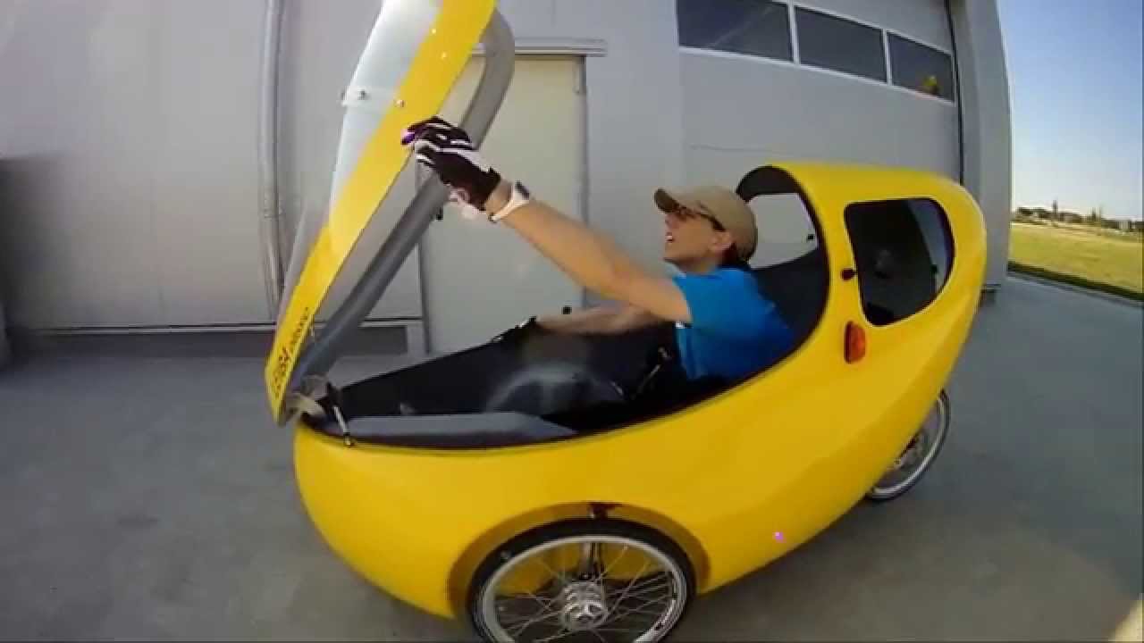 Trying out a Leiba Classic - First Ride in a Velomobile - YouTube