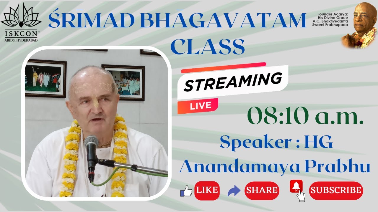 SB Class | SB 4.24.30 | HG Anandamaya Pr | 17-06-2023 | ISKCON ...