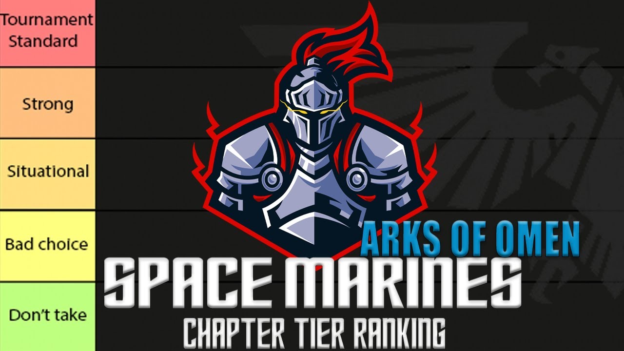 Space Marines Chapter Tier Ranking Arks of Omen | NKG LIVE - YouTube