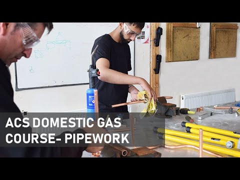 Pipework Lesson | ACS Domestic Gas & Plumbing Course - YouTube