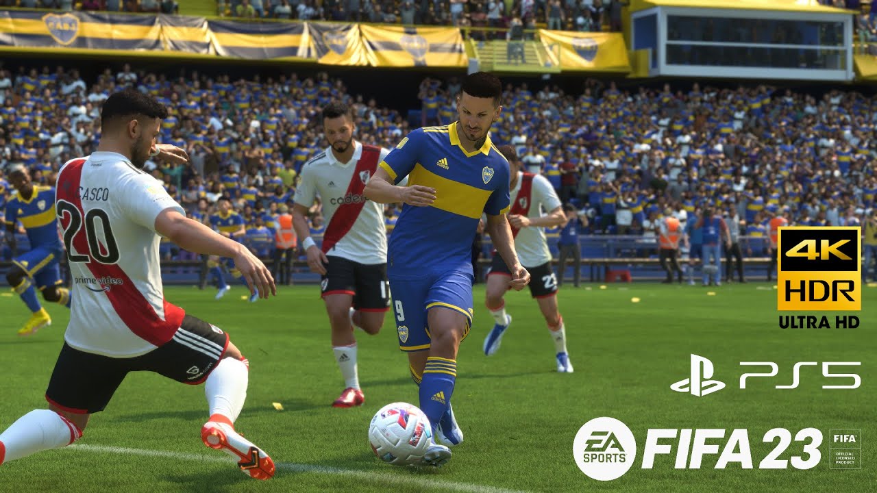 FIFA 23 BOCA vs RIVER gameplay ps5 4K español latino - YouTube