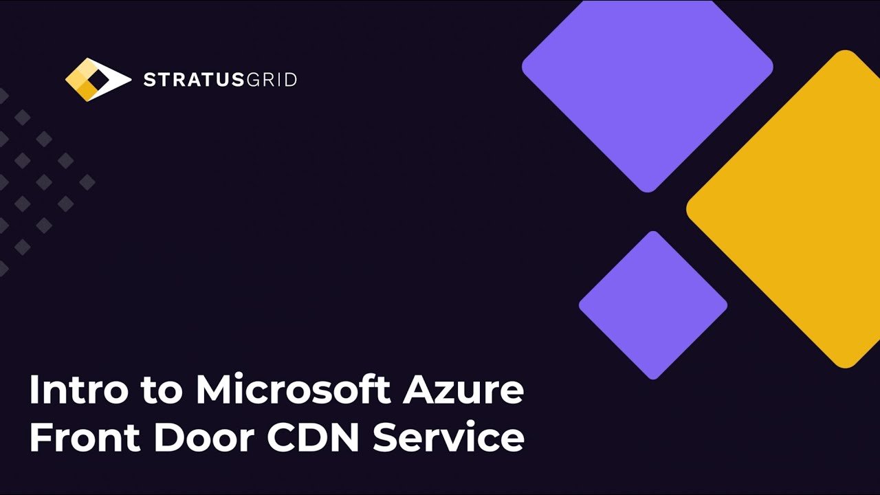 Intro to Microsoft Azure Front Door - YouTube