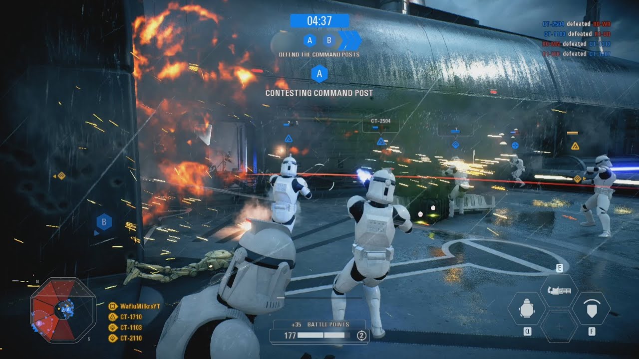 Star Wars Battlefront II Clones Vs Droids On Kamino Ai Battle - YouTube