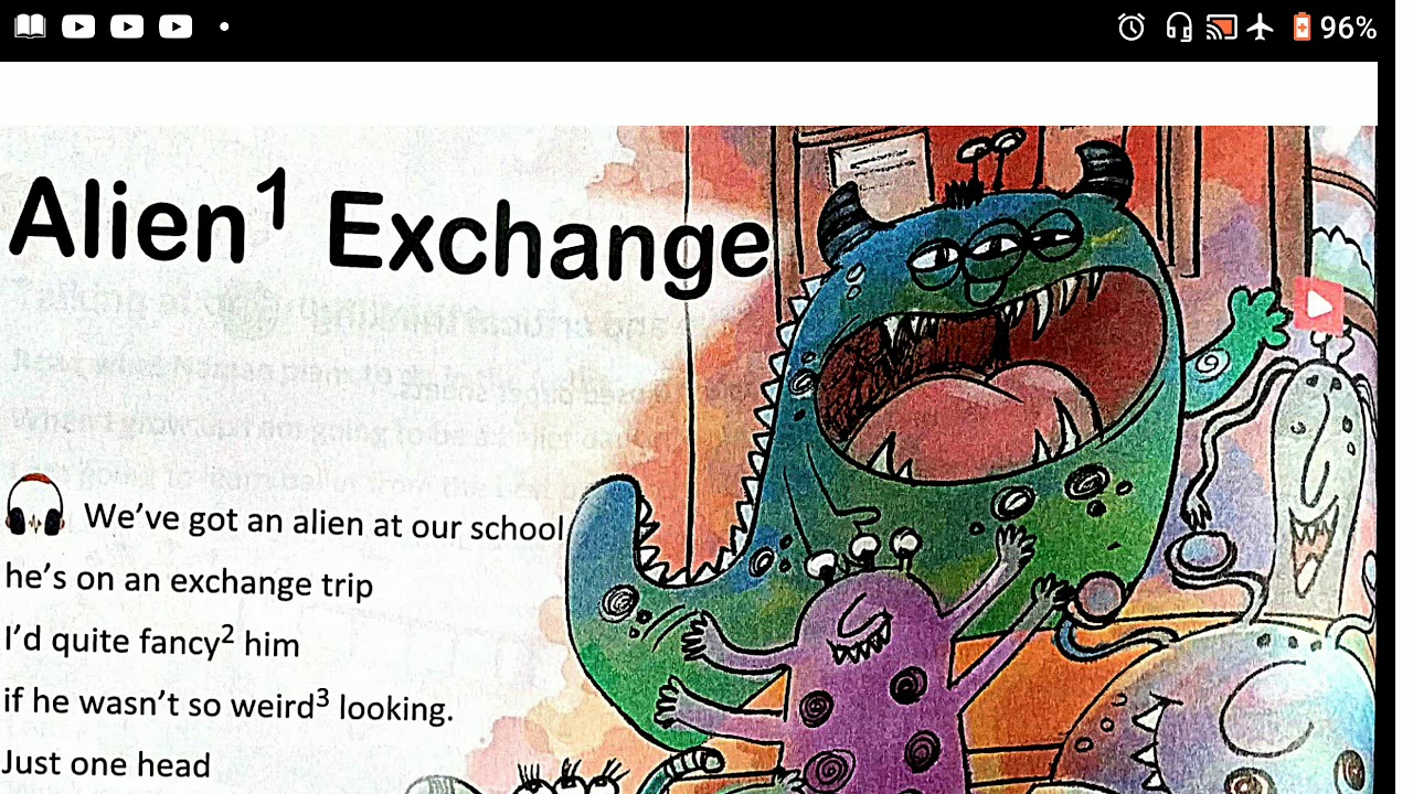 Oxford new pathways English literature class-4// poem//alien exchange ...