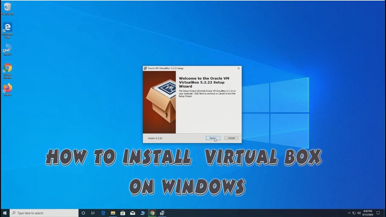 How to Install Virtualbox on Windows 10 - YouTube
