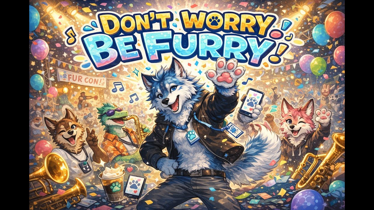 Don’t Worry, Be Furry 🐾 (Meme Song) | Fursona Ska-Pop Anthem - YouTube