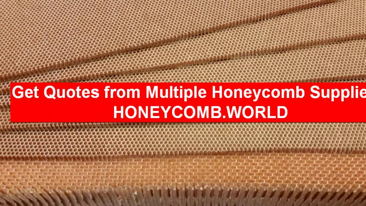 kraft paper honeycomb panels - kraft paper honeycomb panels - YouTube