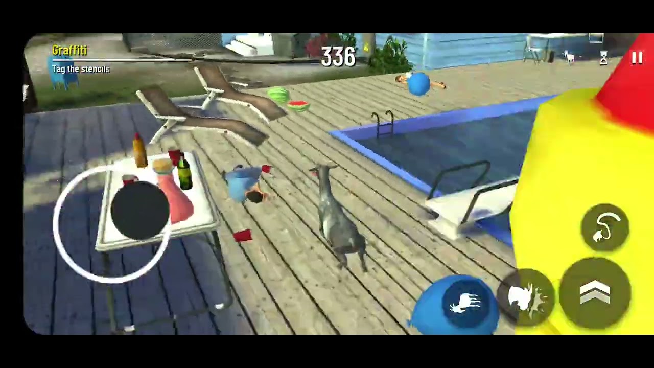 Goat simulator - episode 38 - A goat pool - YouTube
