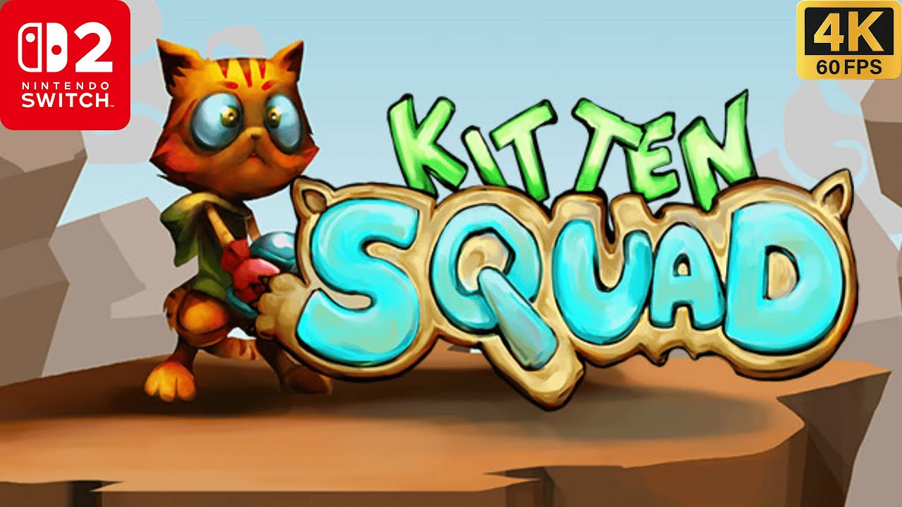 Kitten Squad Gameplay on Nintendo Switch 2 - 4K Walkthrough (No ...