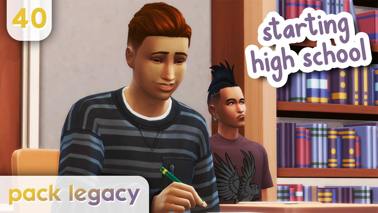 First day of High School! 🫨 | Episode 40 | The Sims 4 Pack Legacy ...