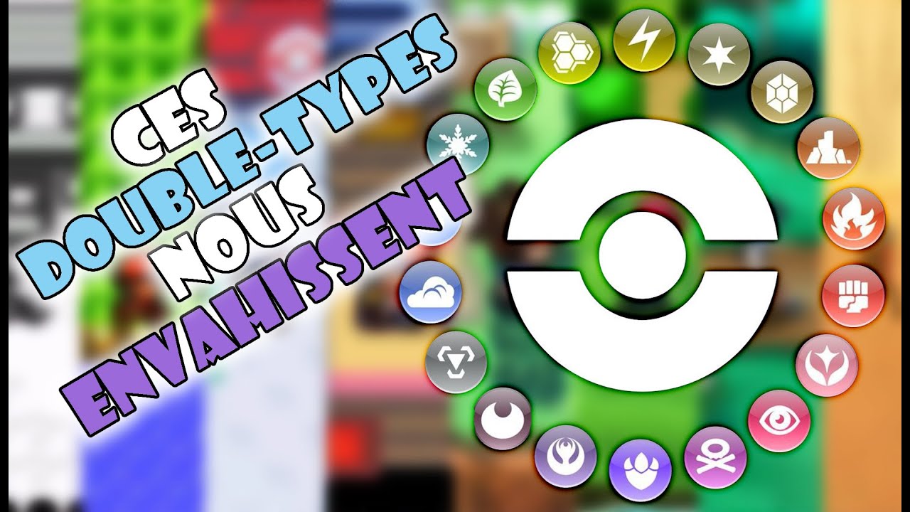 Quel DOUBLE-TYPE est le PLUS COURANT dans l'univers POKÉMON ? - YouTube