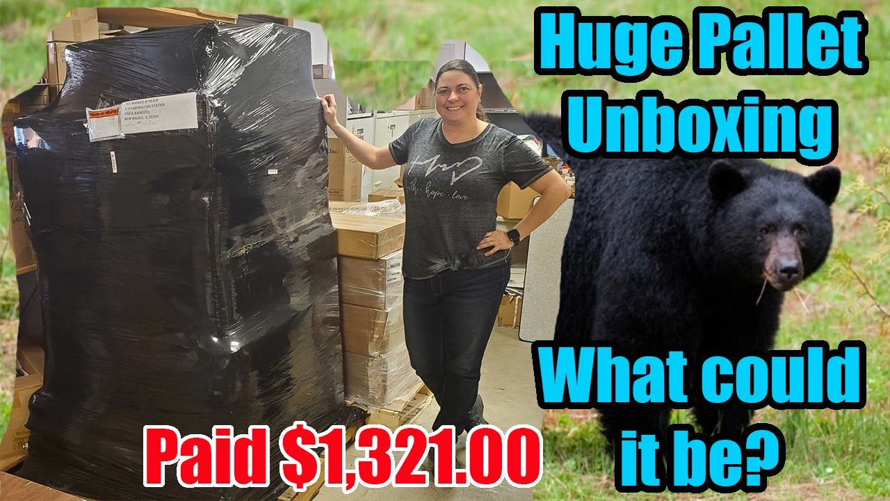 Huge Pallet Unboxing - What could it be? Paid $1,321.00 Watch out for ...