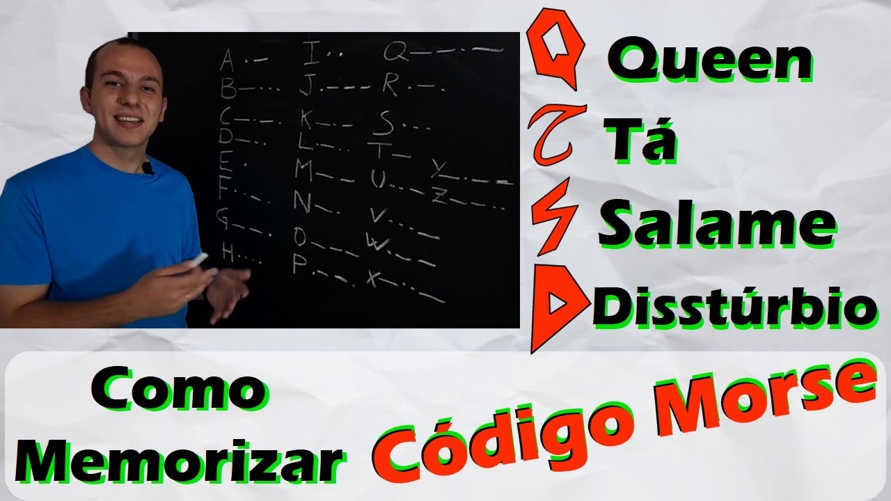 CÓDIGO MORSE!! Como aprender e memorizar as letras. Técnica Mnemônica ...
