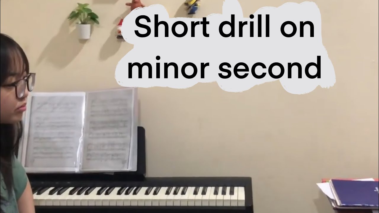 Short drill on minor second|piano class - YouTube