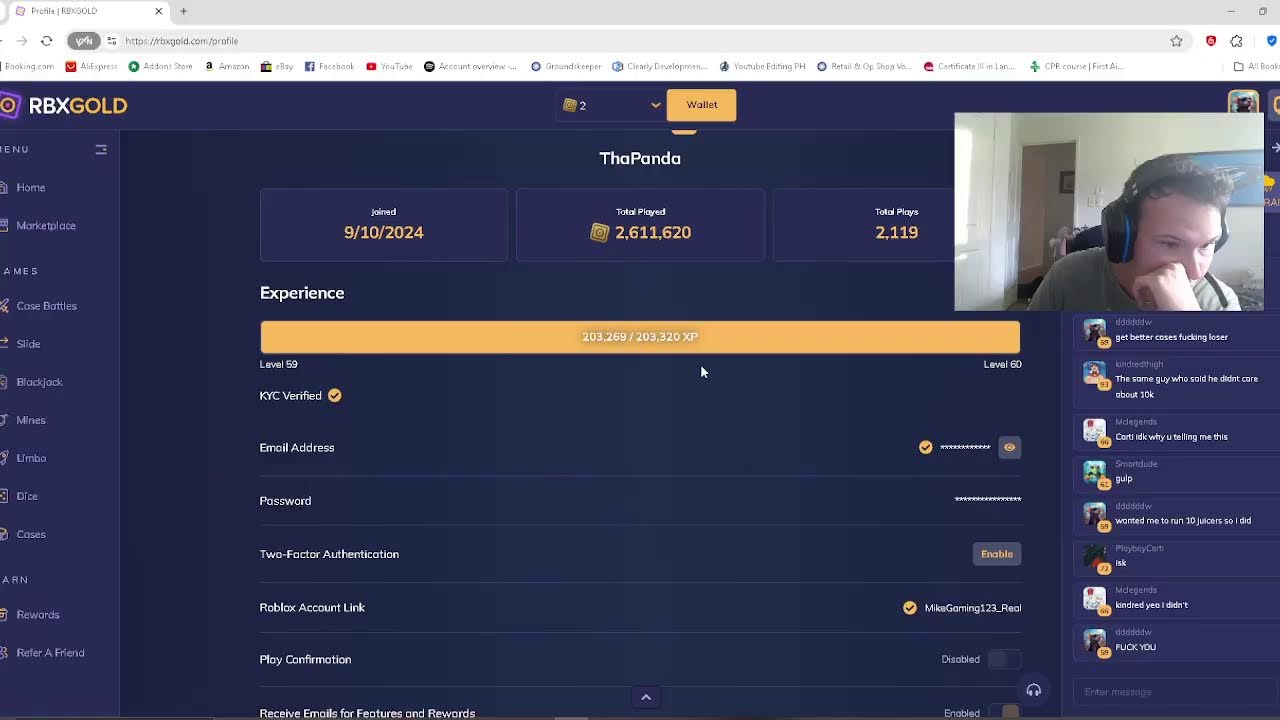 WINNING HUGE ON RBX GOLD - YouTube