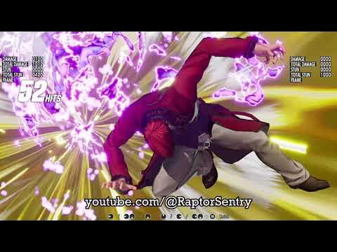KOF XV Iori TOD 100% 52 Hit Combo (Stage Positioning Dependent; Mid Blue Raw Max) - YouTube