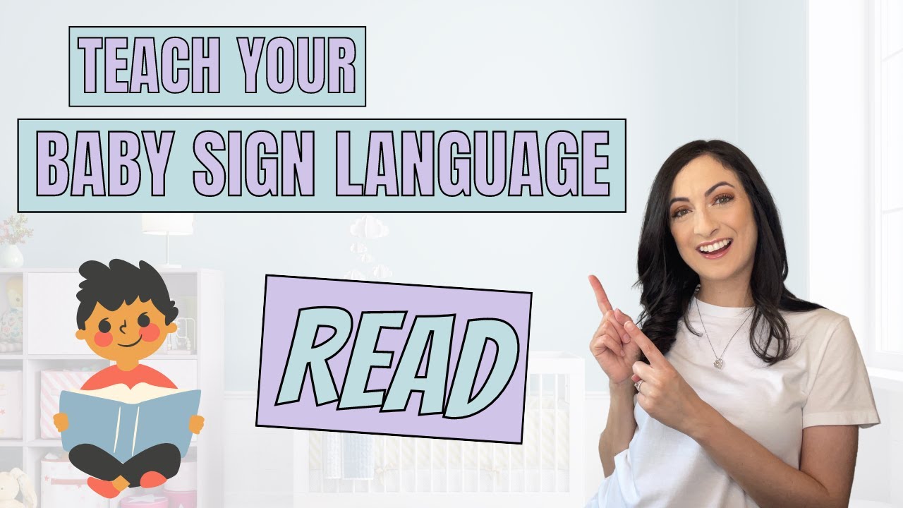 ASL sign for READ - Teach Your Baby Sign Language! - YouTube