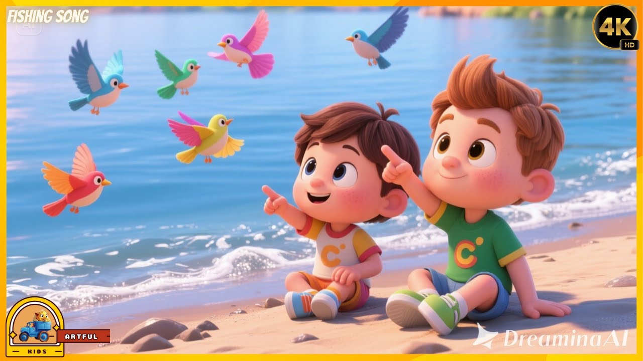 Kids Enjoy Fishing Song For Kids | Artful Animations - YouTube