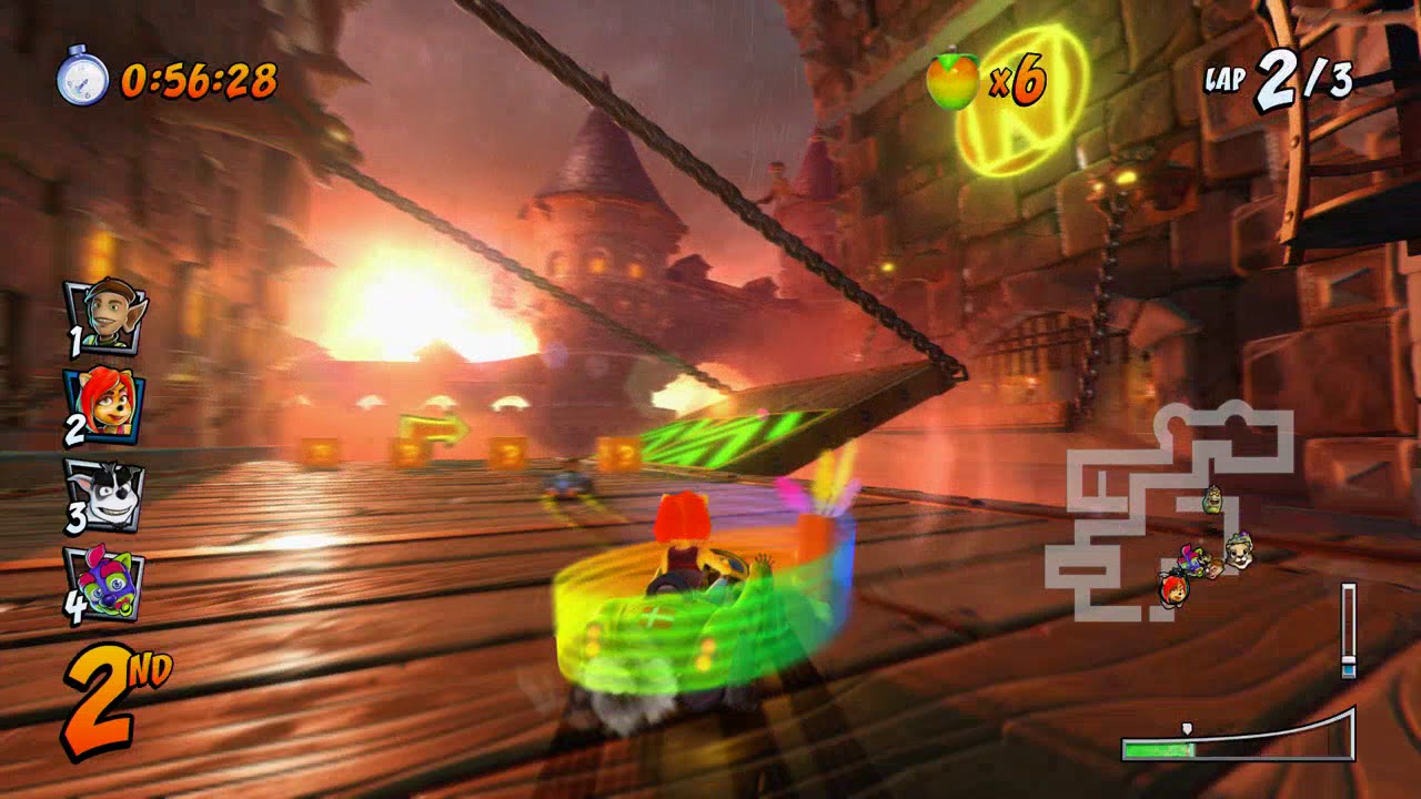 Crash Team Racing Nitro Fueled Cortex Castle HARD Ami - YouTube
