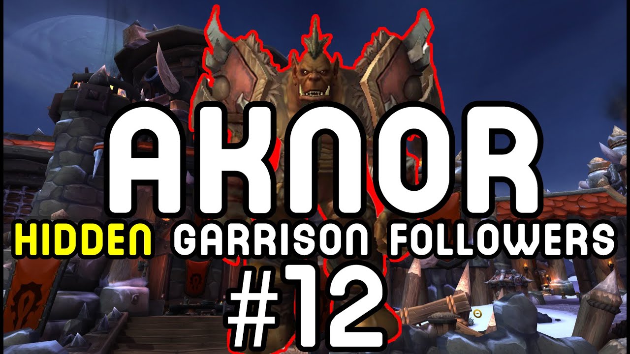 AKNOR STEELBRINGER: Hidden Garrison Followers #12 (Warlords of Draenor ...