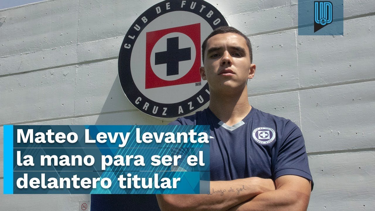 Mateo Levy anhela ser el goleador del Cruz Azul | Entrevista - YouTube