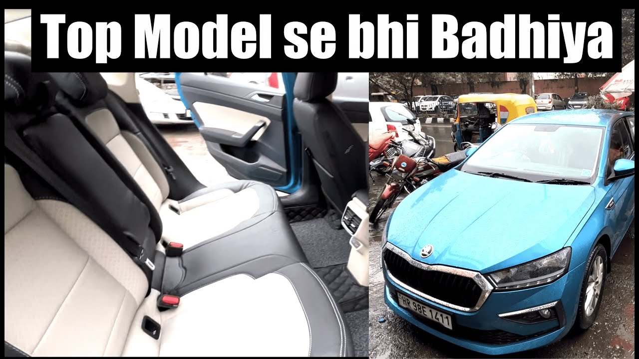 Premium Seat Covers installed in Skoda Slavia | Autoform Seat Cover and ...