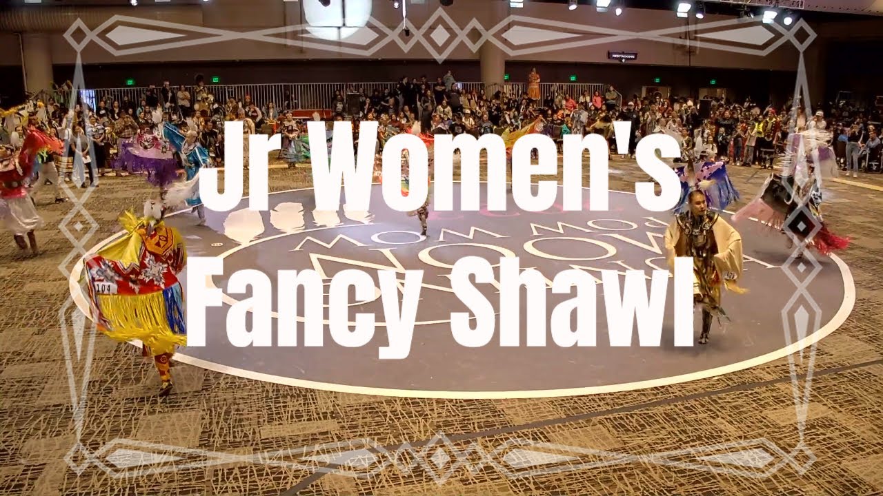 Jr Women's Fancy Shawl - 2023 Hunting Moon Pow Wow - Powwows.com - YouTube