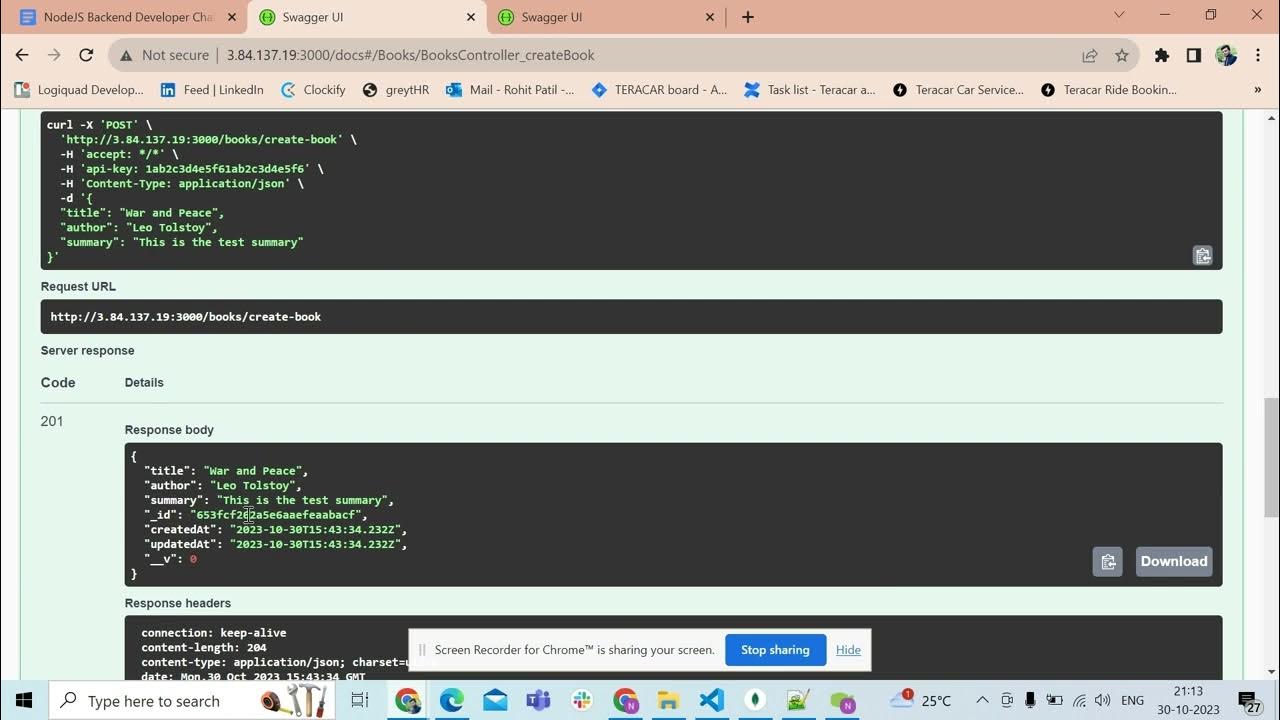 Developed a RESTful APIs using Node.js (Nest.js framework) for managing books. - YouTube