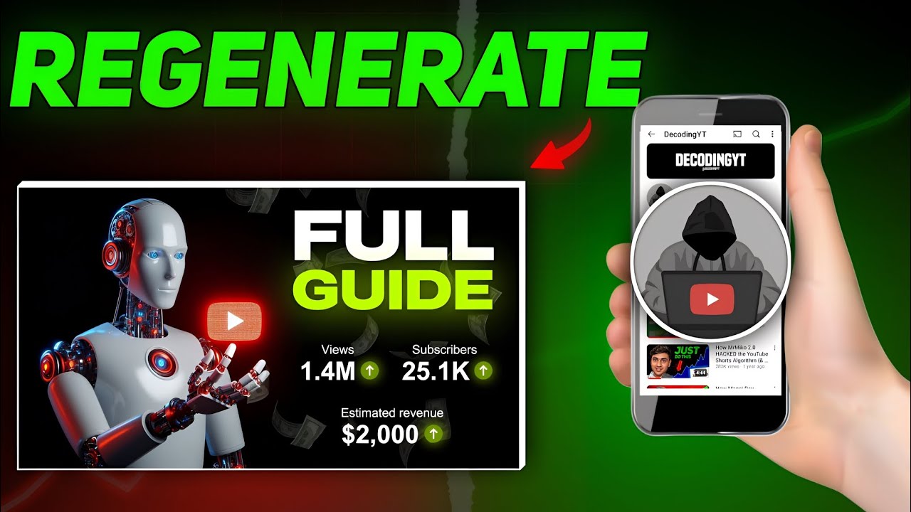 How to create a youtube thumbnail 🤔|| Like a @decodingyt || ai ...