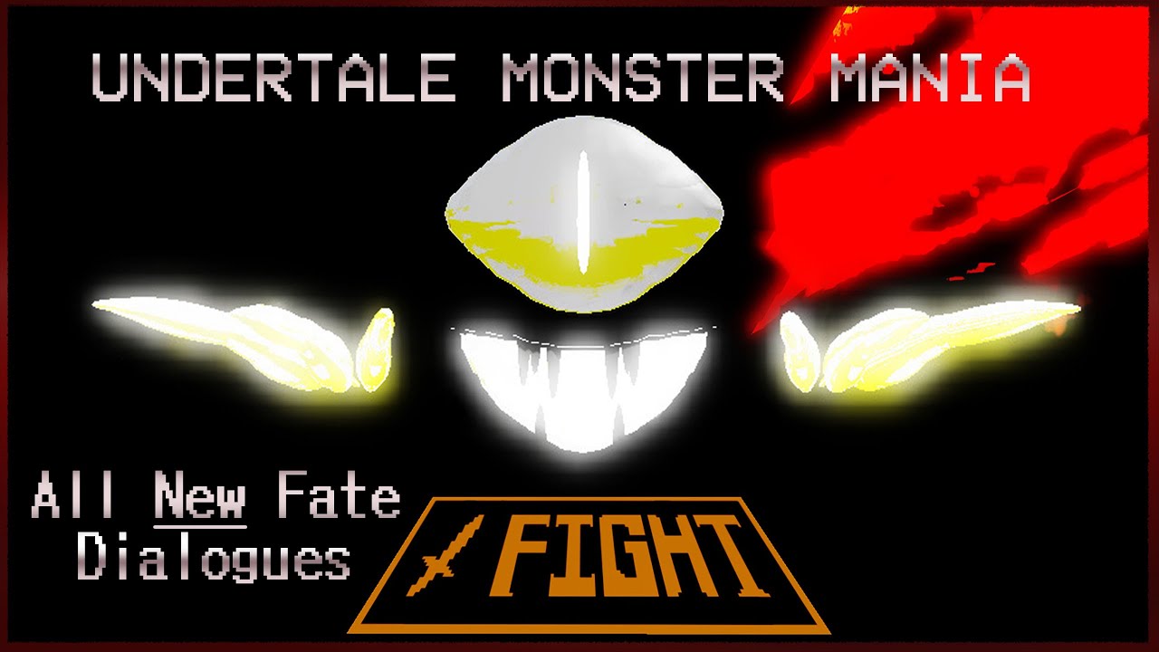 Undertale Monster Mania - All new Fate dialoges - YouTube