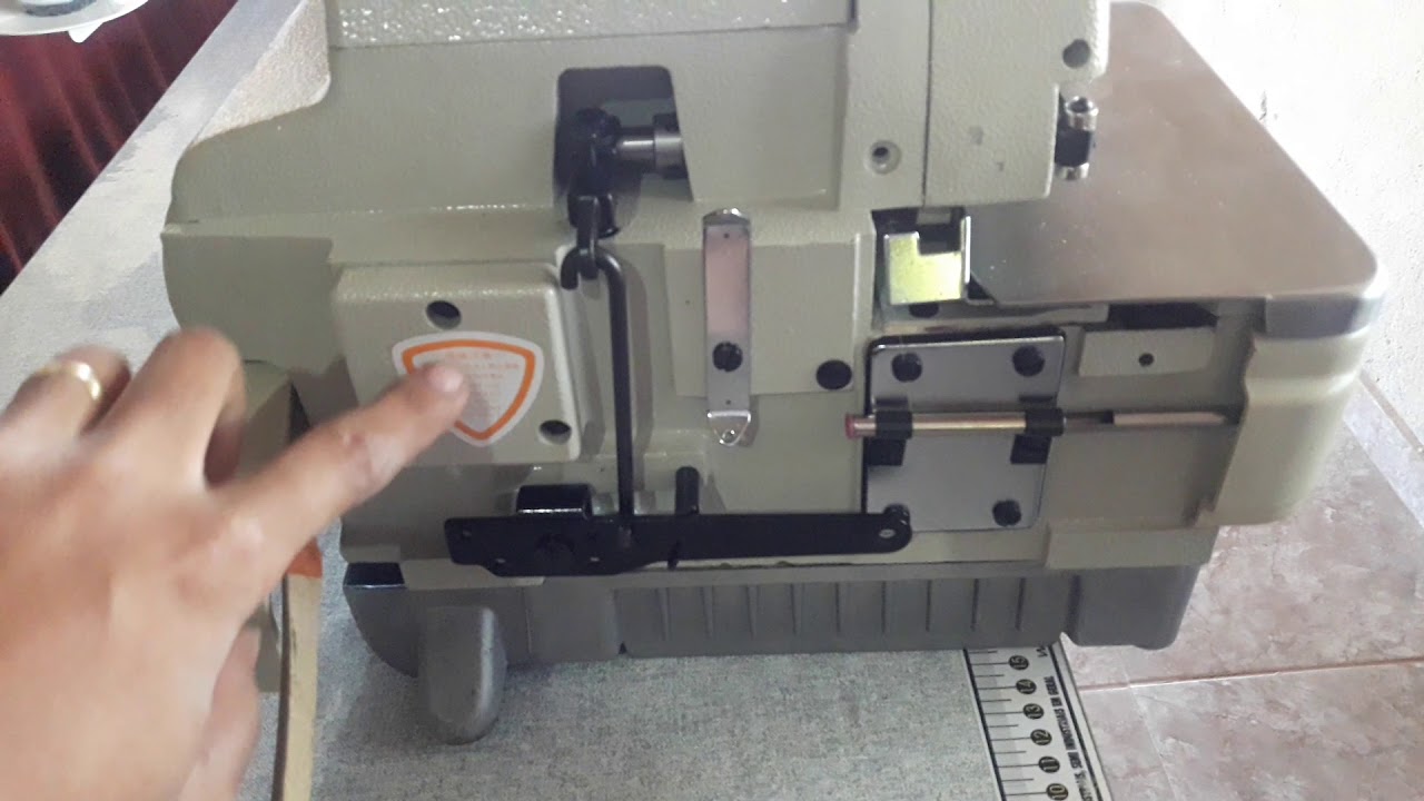 Como trocar óleo e filtro Overlock, Interlock e Ponto Cadeia - YouTube
