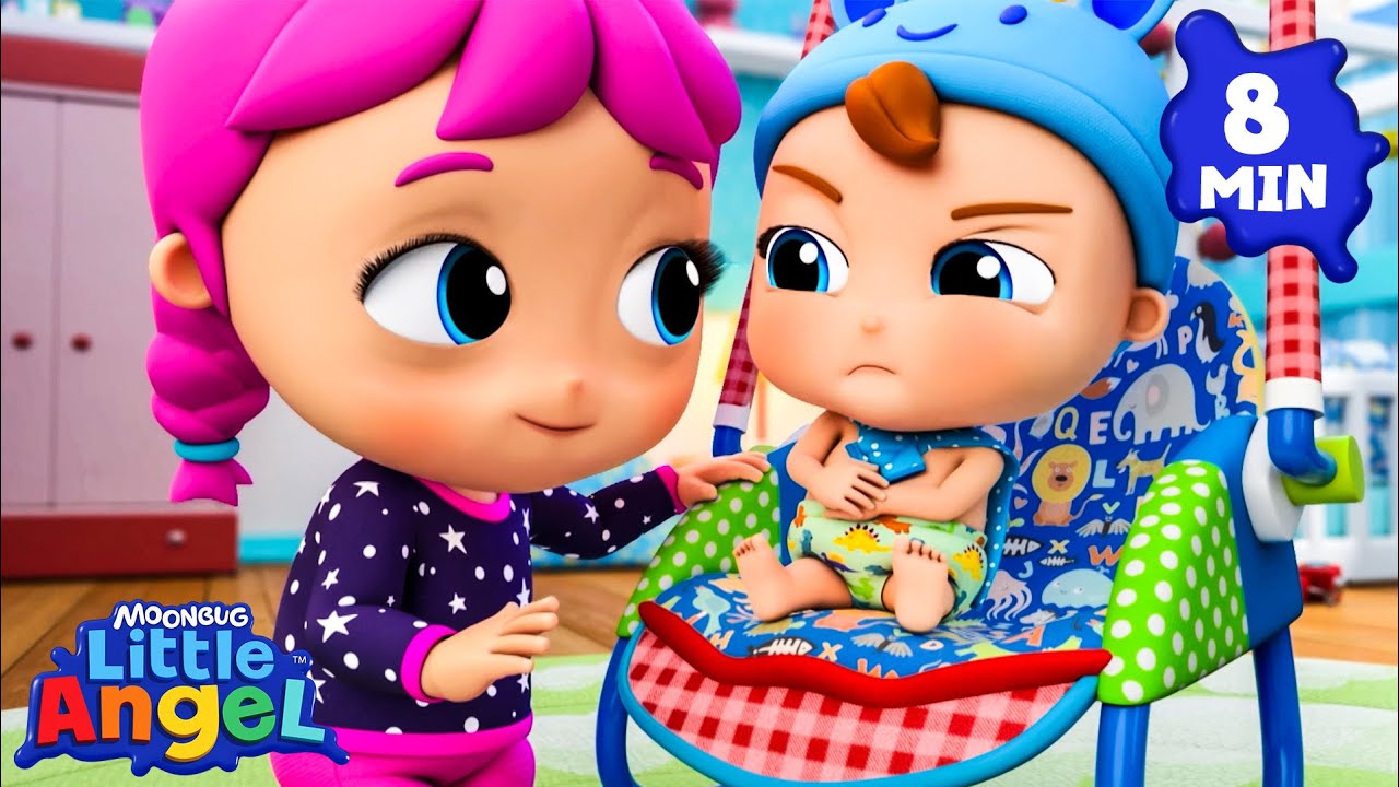 Jill Rocks Baby John To Sleep | Little Angel | Dance Party Songs 2025 🎤 ...